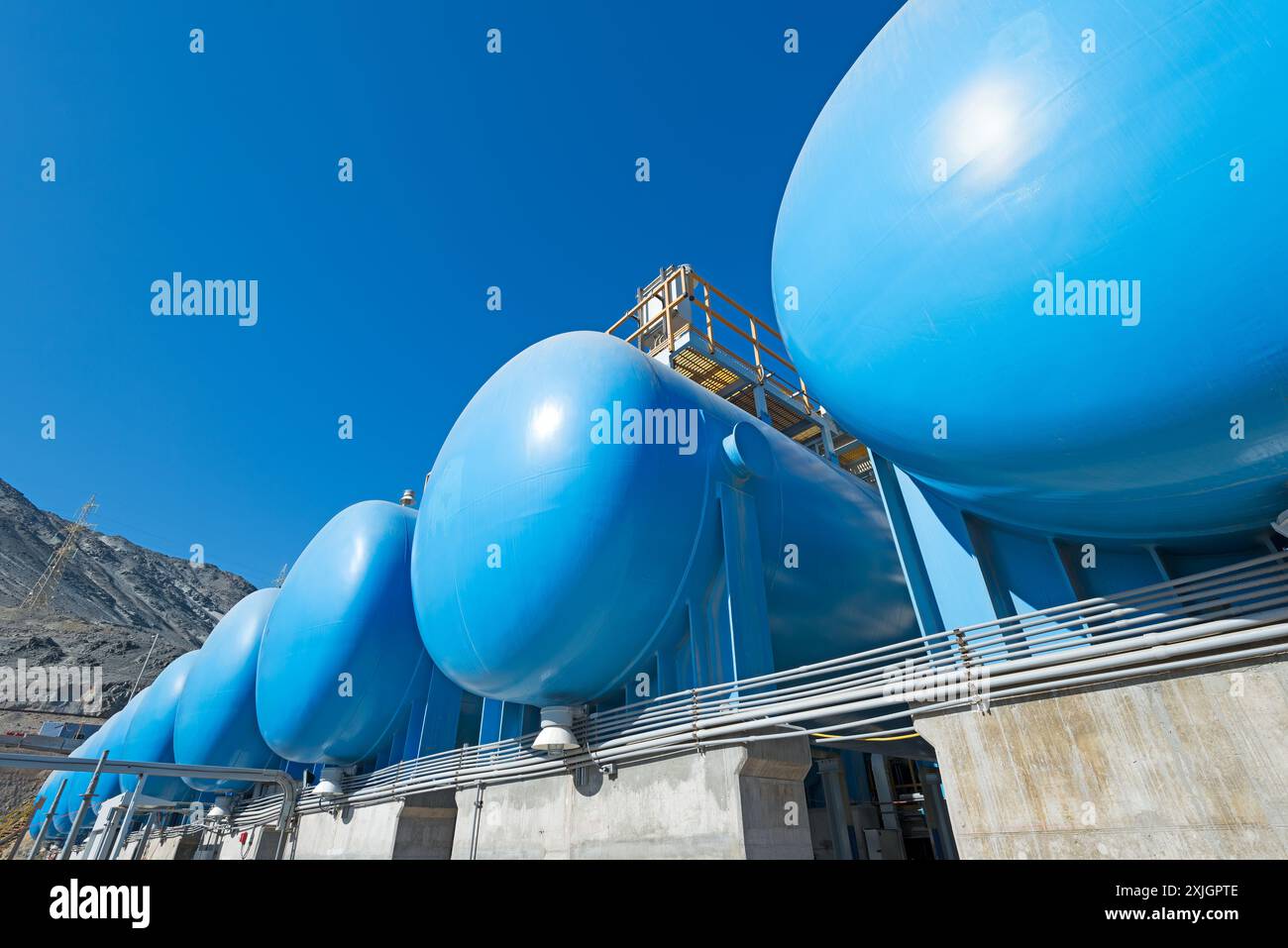 The reverse osmosis equipment in a desalination plant Stock Photo - Alamy