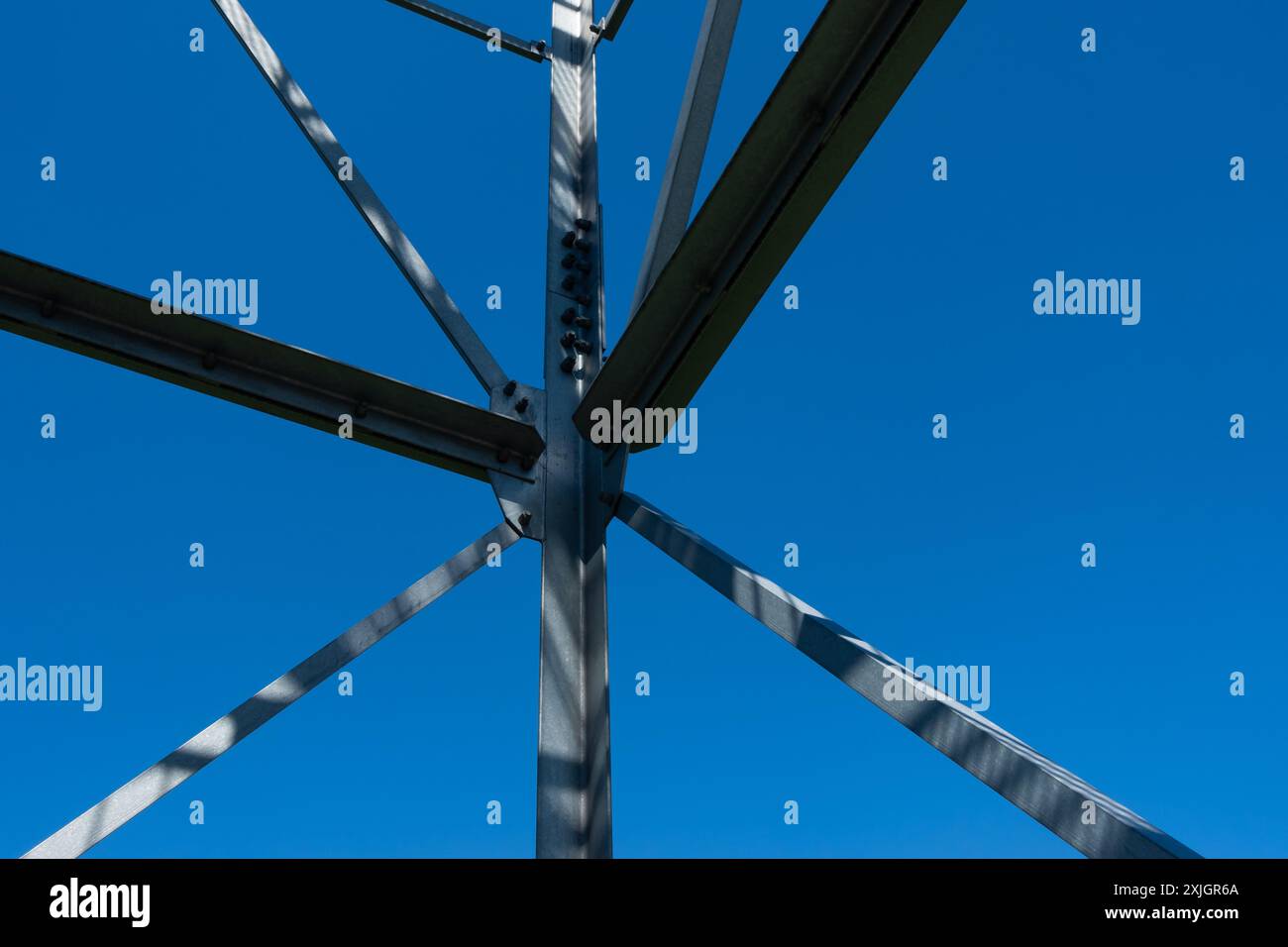 Bolted connections of steel elements of the observation tower ...