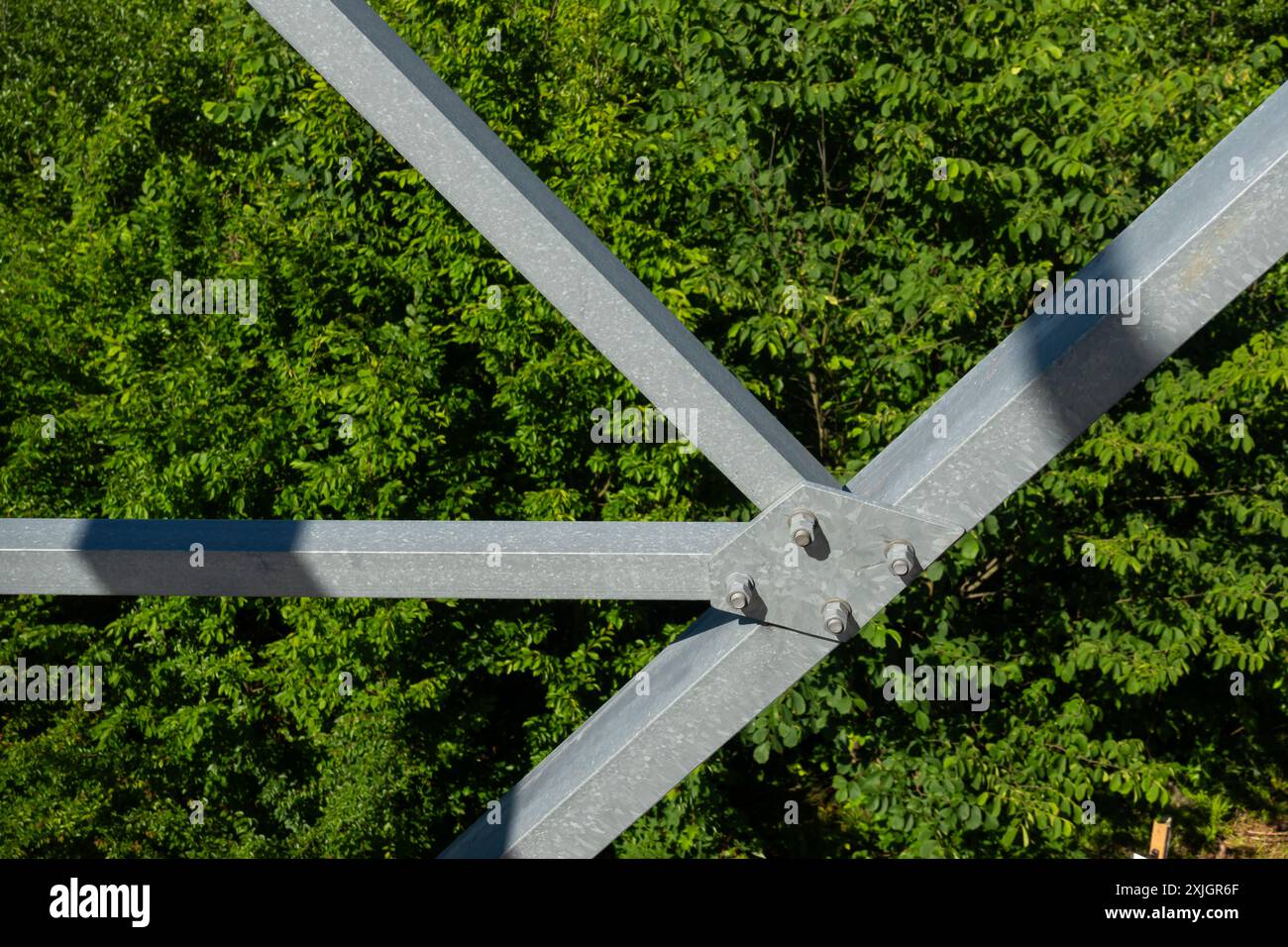 Bolted connections of steel elements of the observation tower ...