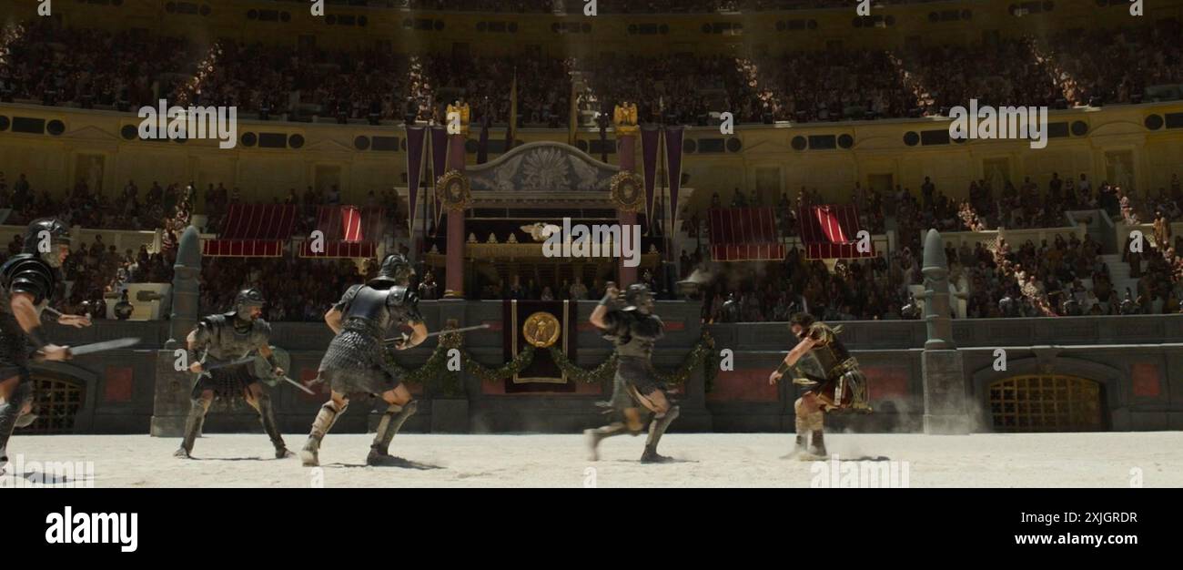 Los Angeles.CA.USA. A scene in (C) Paramount Pictures, Gladiator II ...