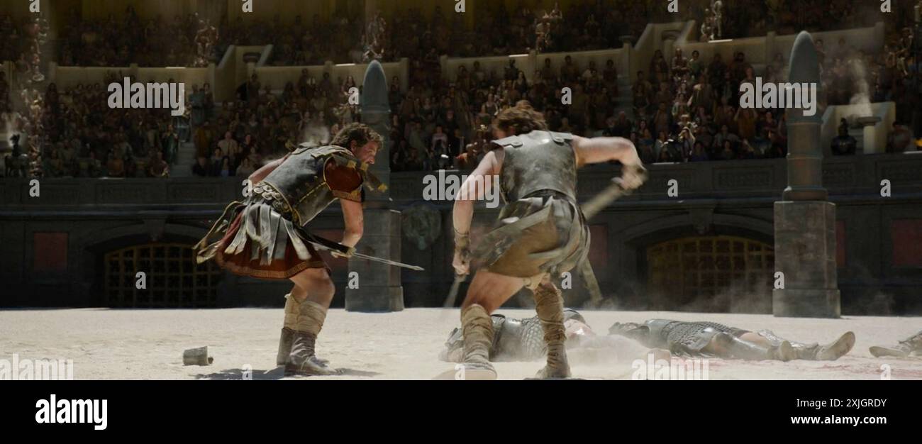 Los Angeles.CA.USA. Pedro Pascal and Paul Mescal in a scene in (C ...