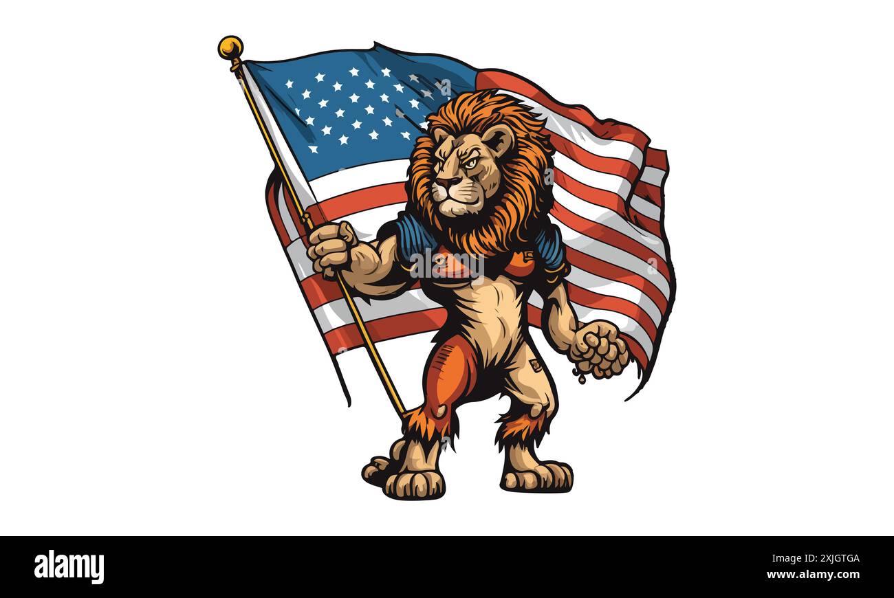 Lion holding emblem Stock Vector Images - Alamy