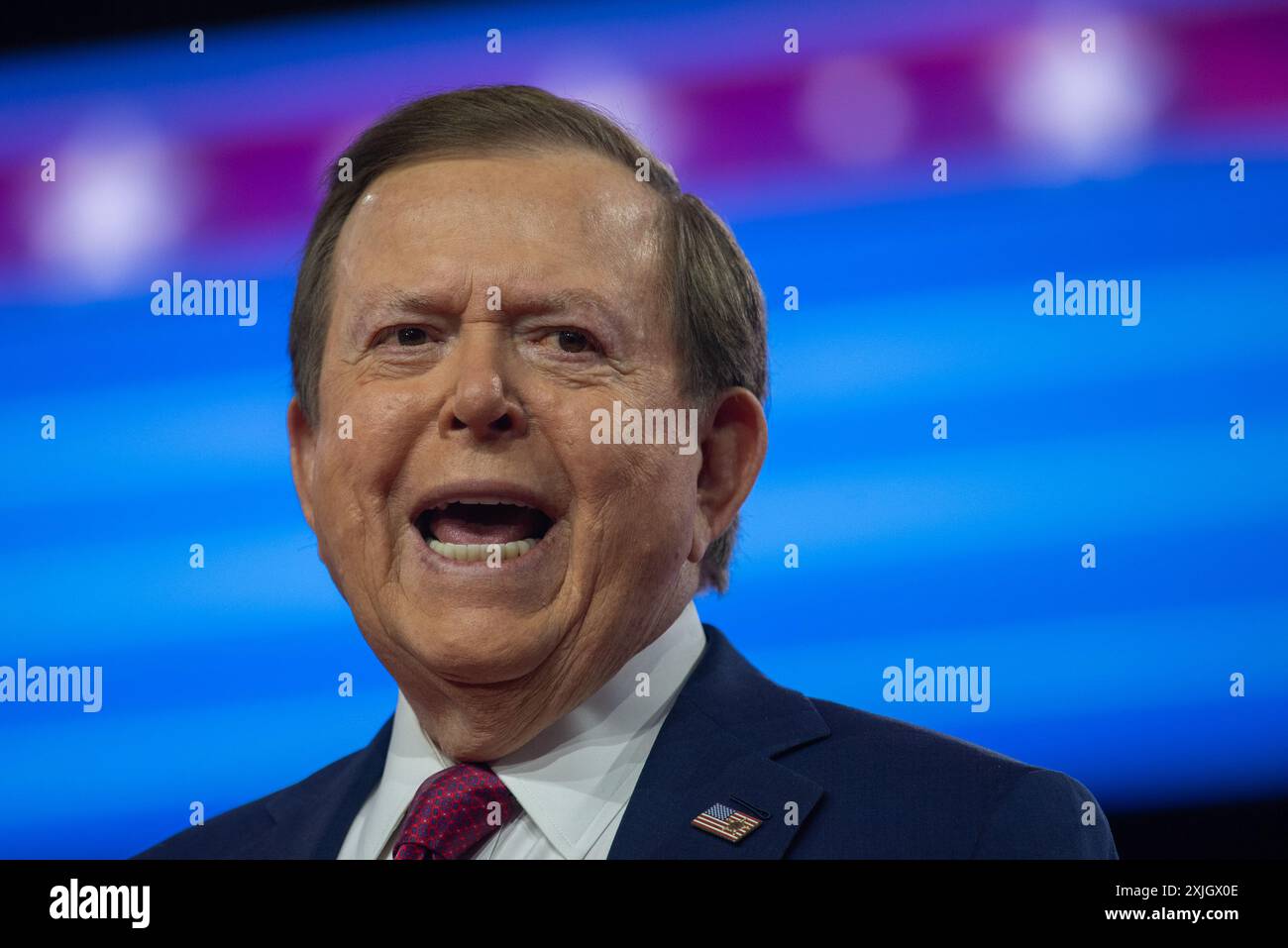 Lou Dobbs at the 2024 Conservative Political Action Conference (CPAC ...