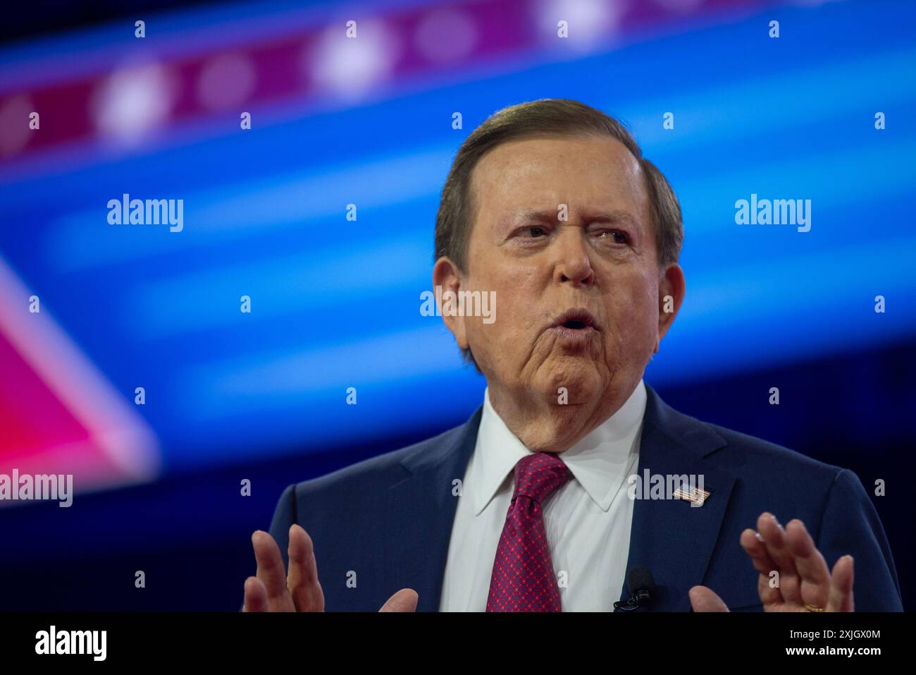 Lou Dobbs at the 2024 Conservative Political Action Conference (CPAC ...