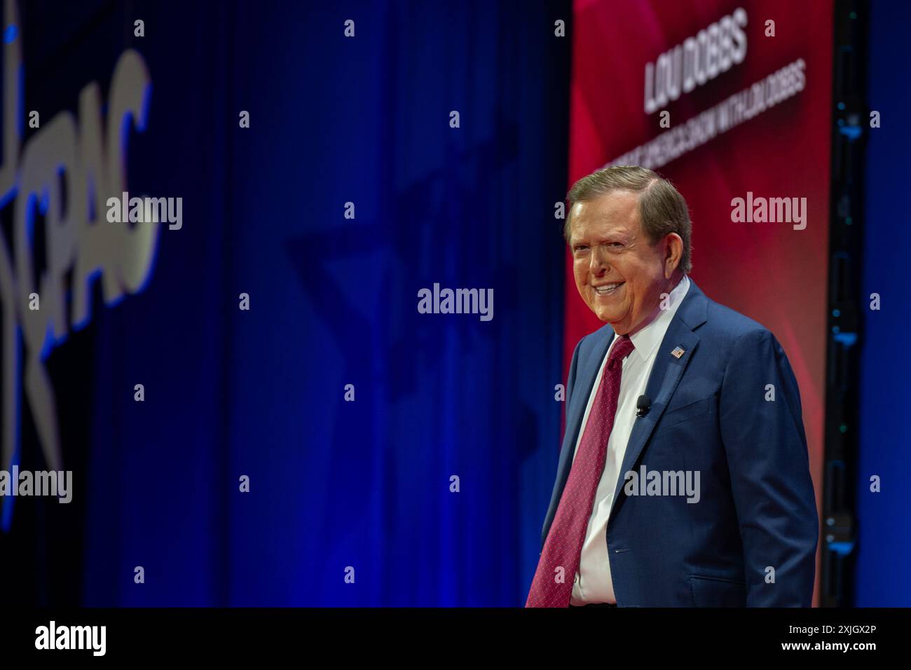 Lou Dobbs at the 2024 Conservative Political Action Conference (CPAC ...