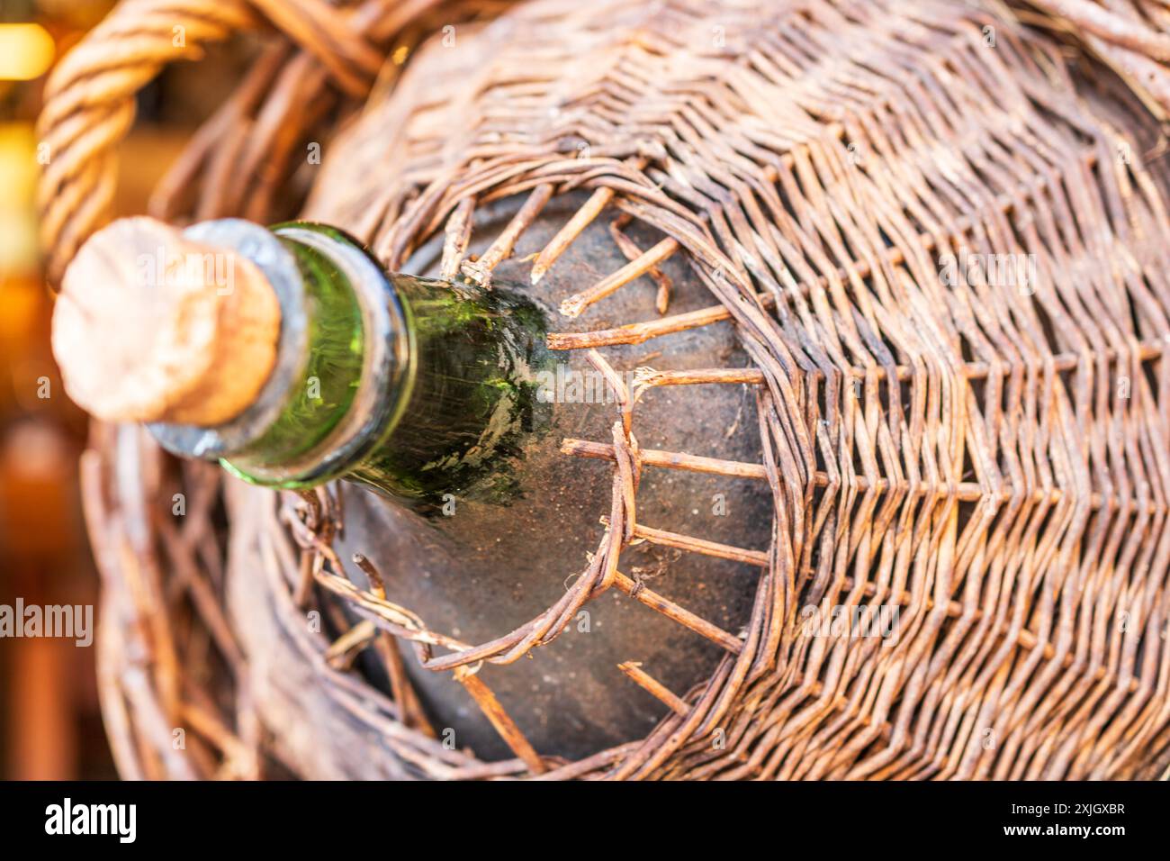 Old fashioned demijohn hi-res stock photography and images - Alamy