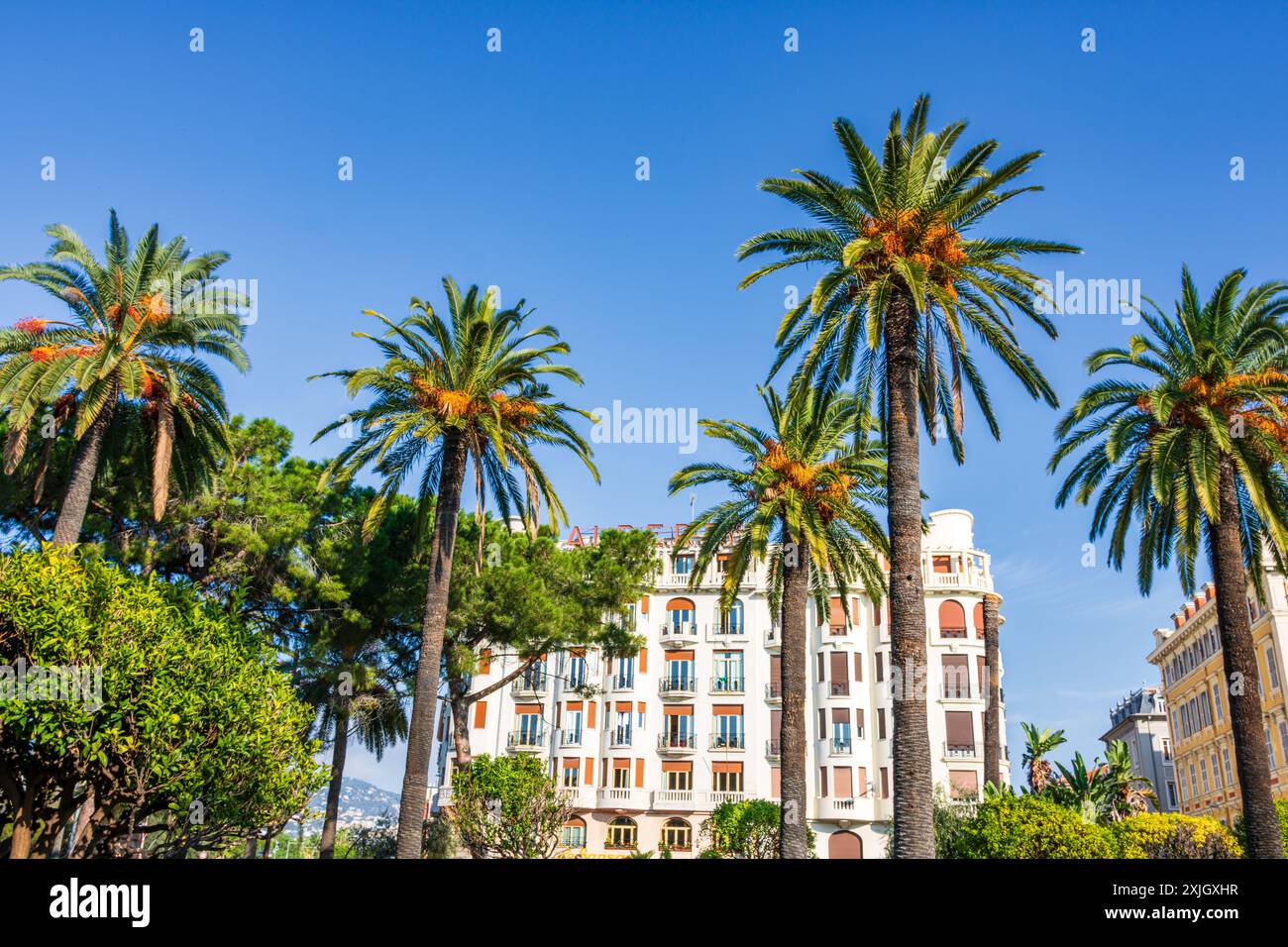 Iconic landmarks of Nice, France, Cote d'Azur, French Riviera Stock ...