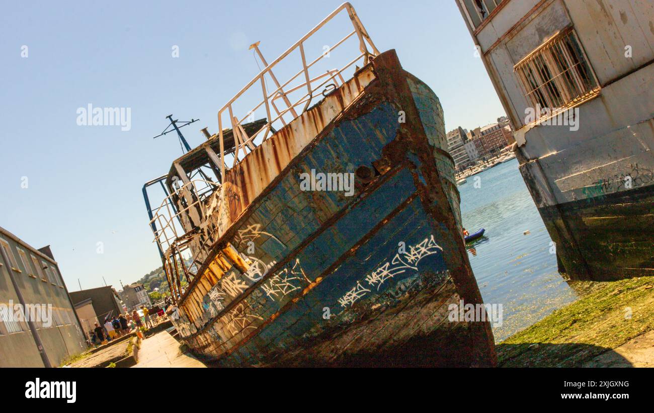Cherbourg harbor views hi-res stock photography and images - Alamy