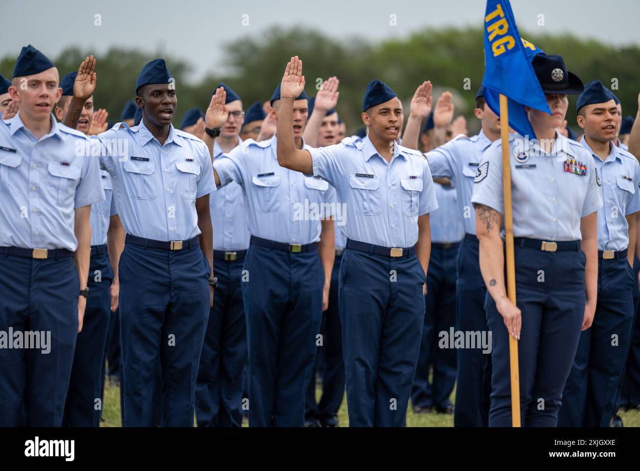 Lackland air force base ceremony hi-res stock photography and images ...