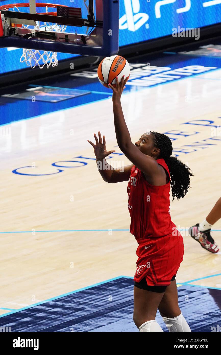 Arlington, Texas, USA. 17th July, 2024. Aliyah Boston #7 of Indiana ...