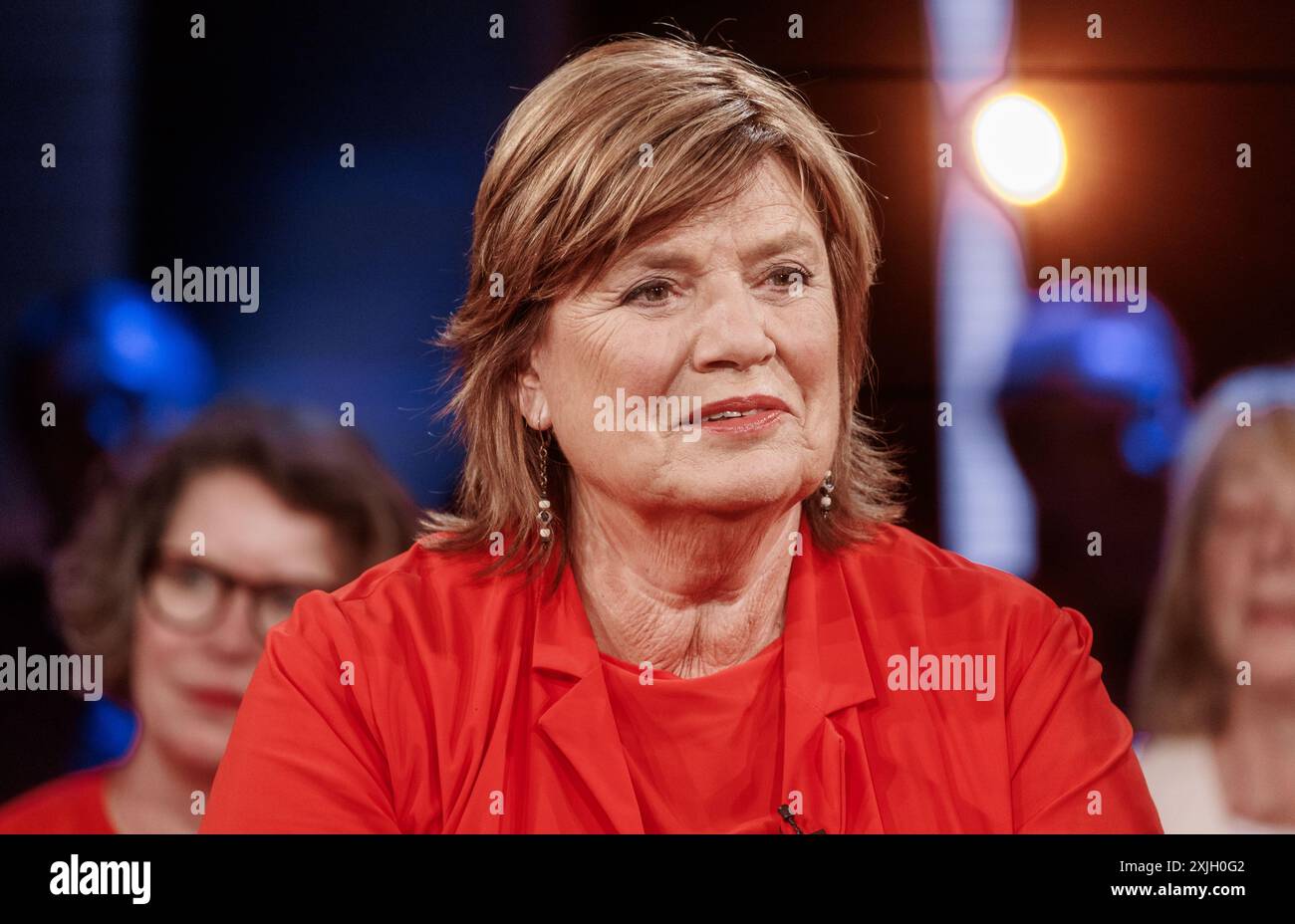 Hamburg, Germany. 28th June, 2024. Presenter Christine Westermann sits ...
