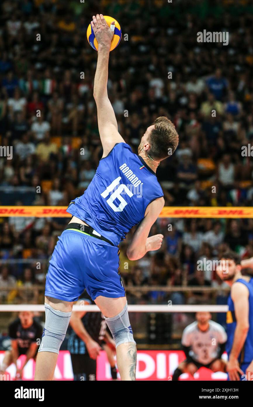 Yuri Romano during Test Match - Italy vs Argentina, Volleyball Test ...