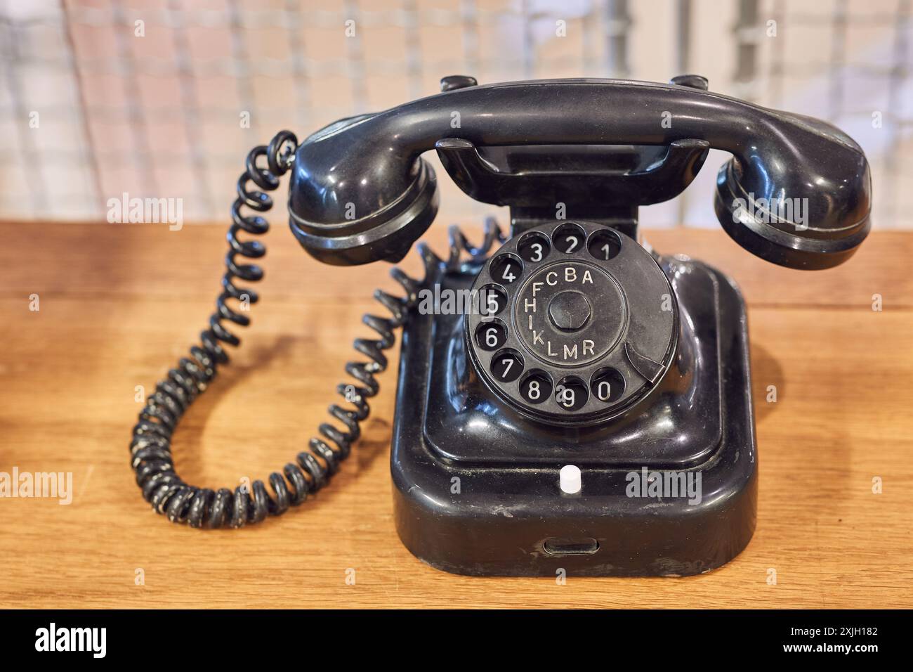 Classic dial phone Stock Photo - Alamy