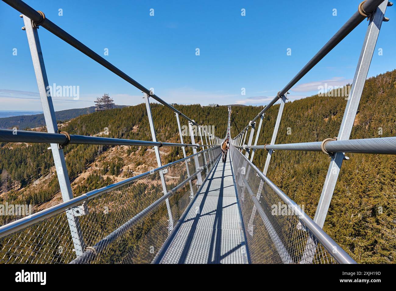 Skybridge 721 suspension footbridge hi-res stock photography and images ...