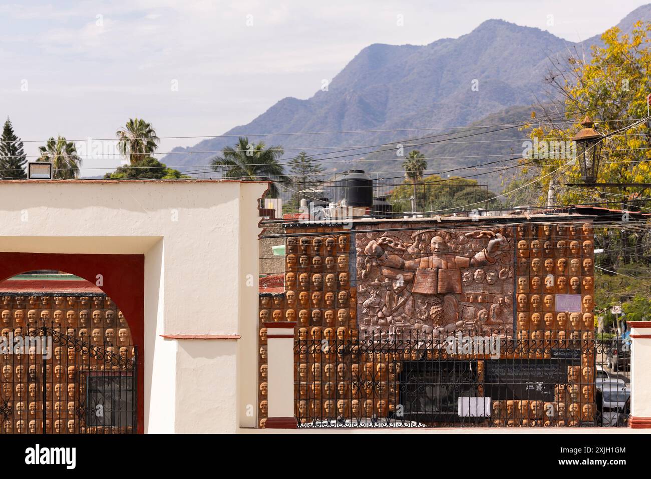 Ajijic, Jalisco, Mexico - December 22, 2023: Afternoon light shines on ...