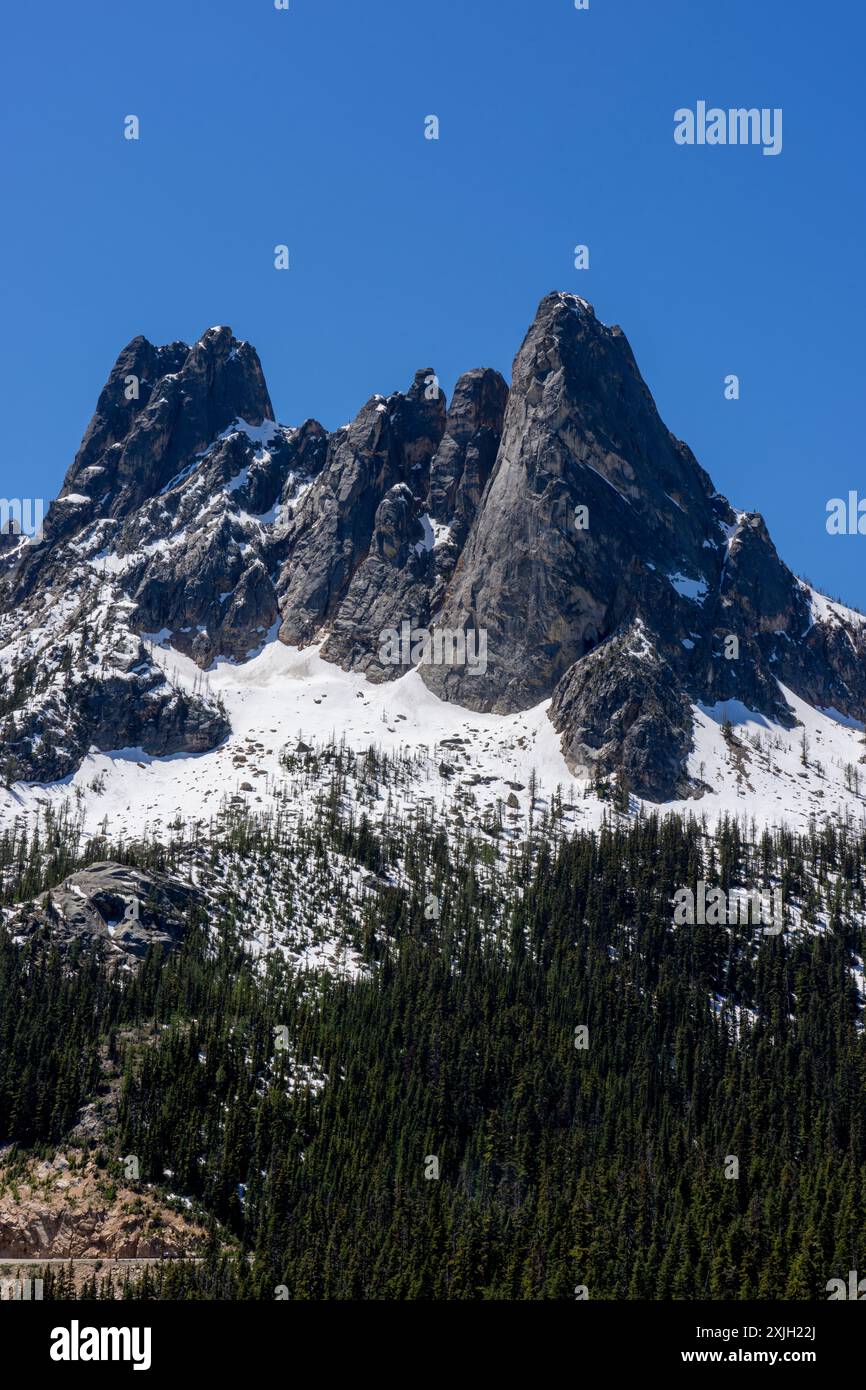 North Cascades Scenic Highway, Washington Pass Overlook, Washington ...