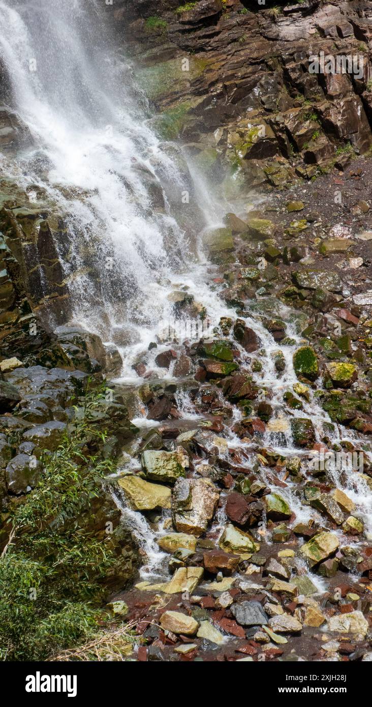 Families enjoying Cascade Falls Park in Ouray, Colorado Stock Photo - Alamy