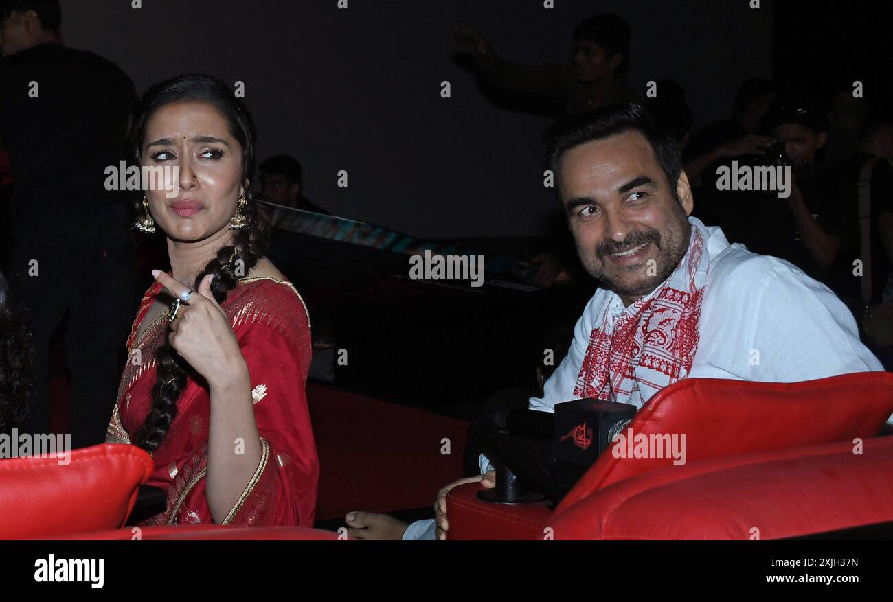 Mumbai, India. 18th July, 2024. L-R Bollywood actors Shraddha Kapoor ...
