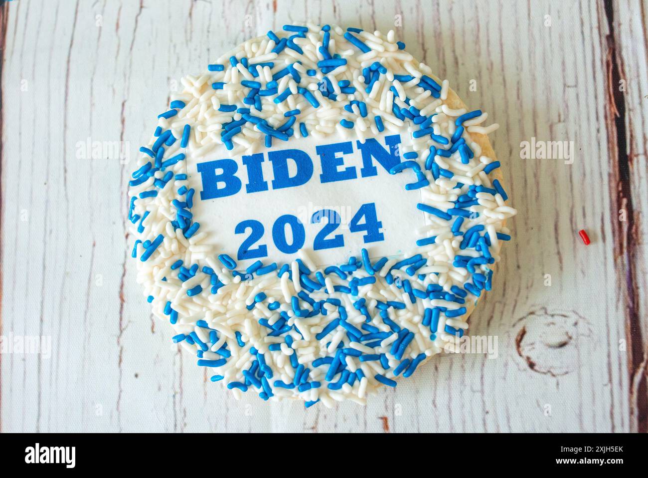 Hatboro, United States. 18th July, 2024. Trump and Biden 2024 cookies ...