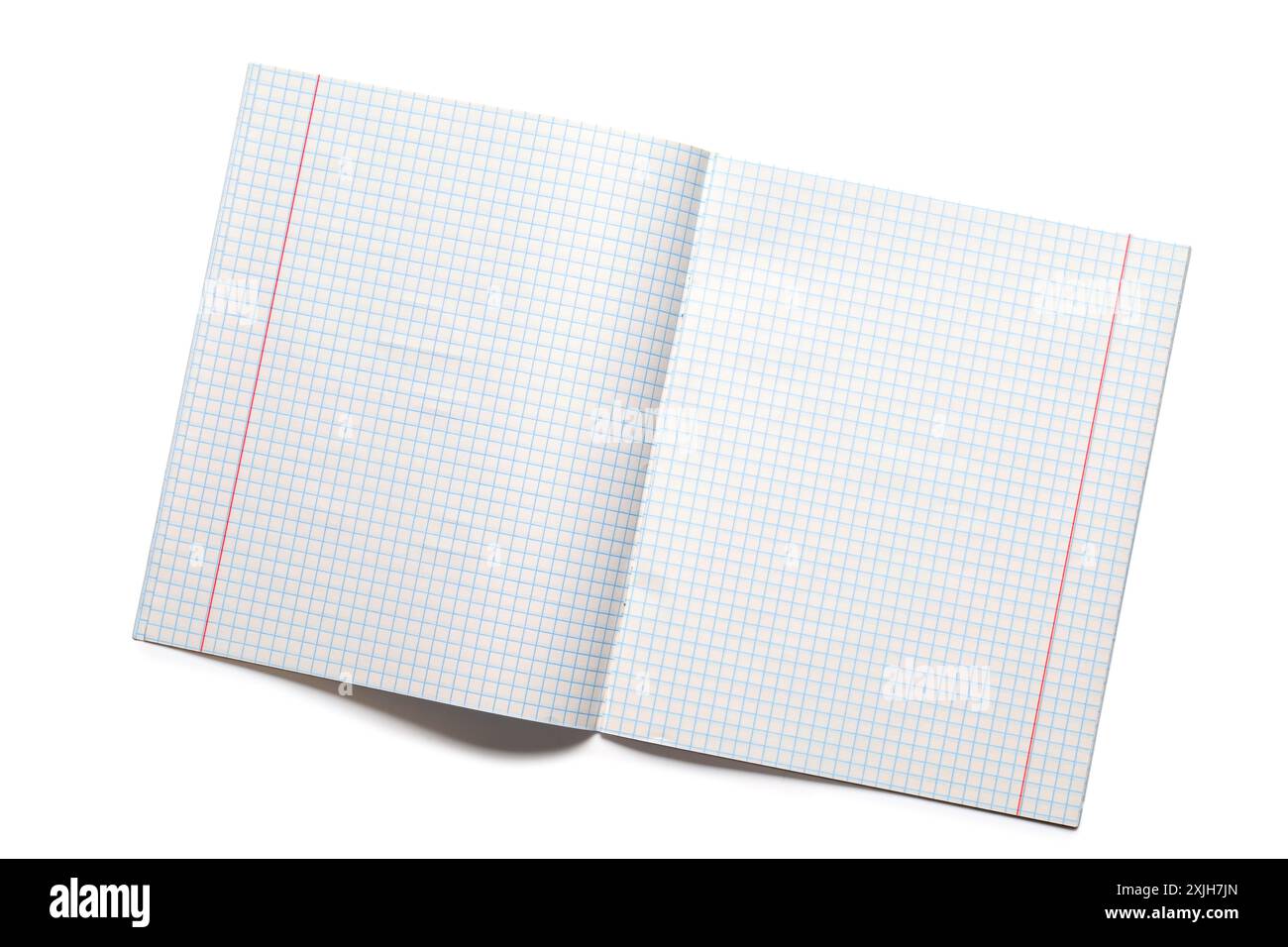 Blank copybook pages on Cut Out Stock Images & Pictures - Alamy