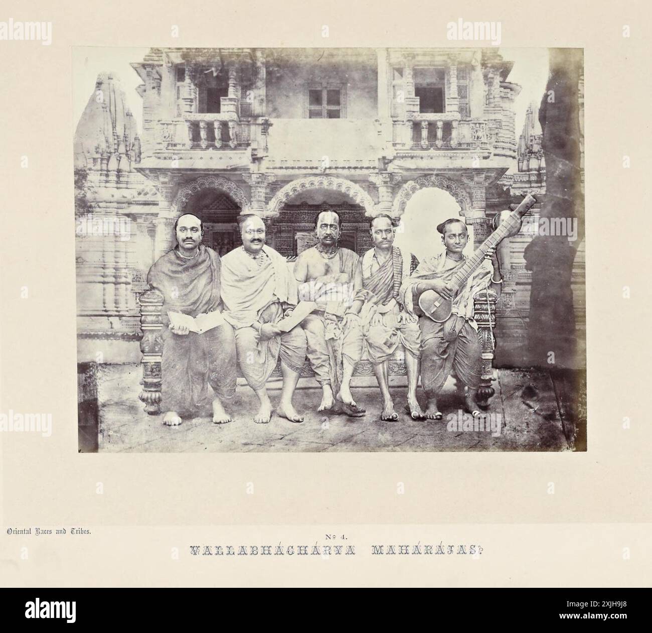 Vulbacharya Maharajas. from Photographs of Western India. Volume I ...