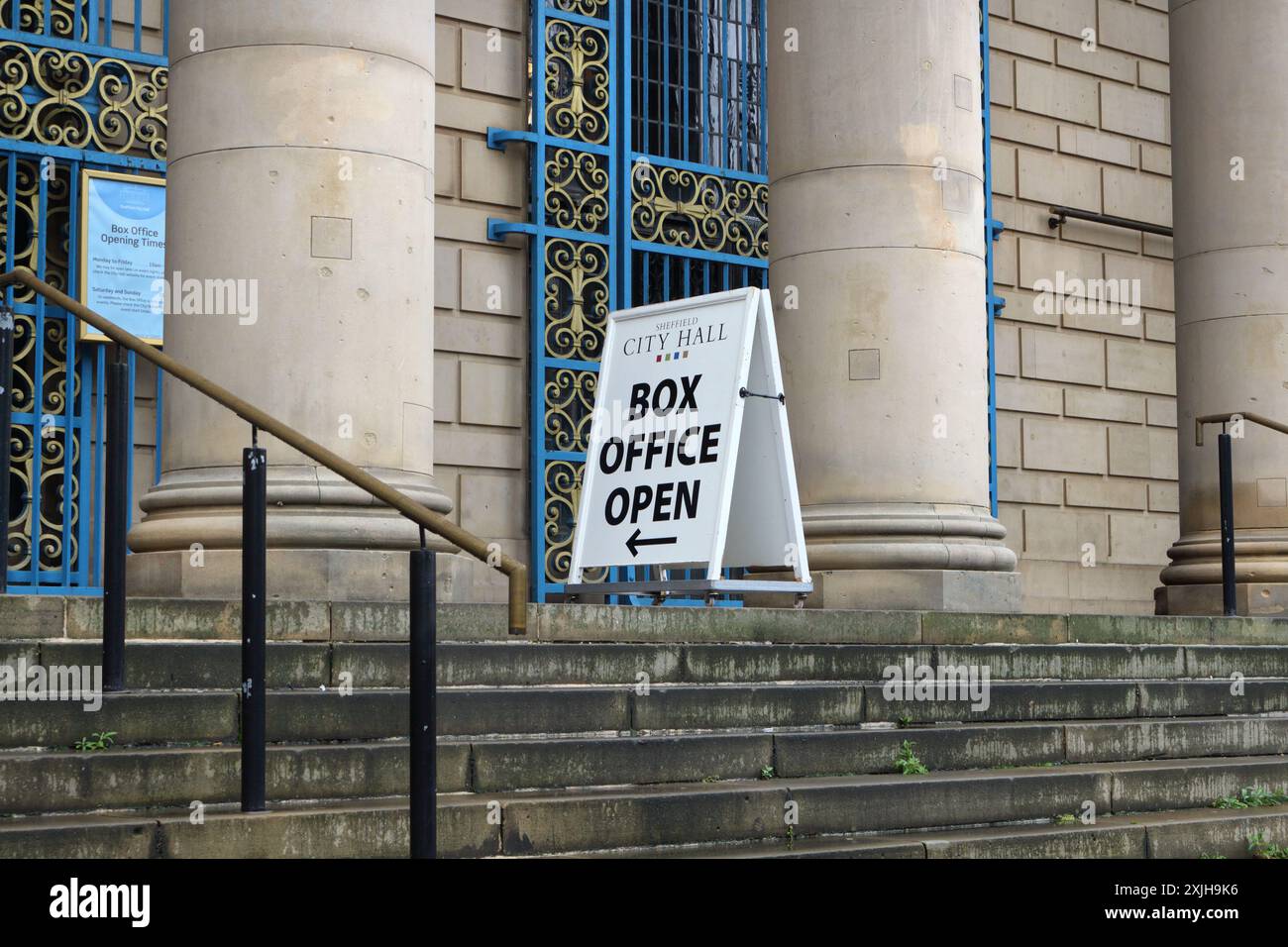 The Sheffield City Hall Concert Venue in Barkers Pool, in Sheffield ...