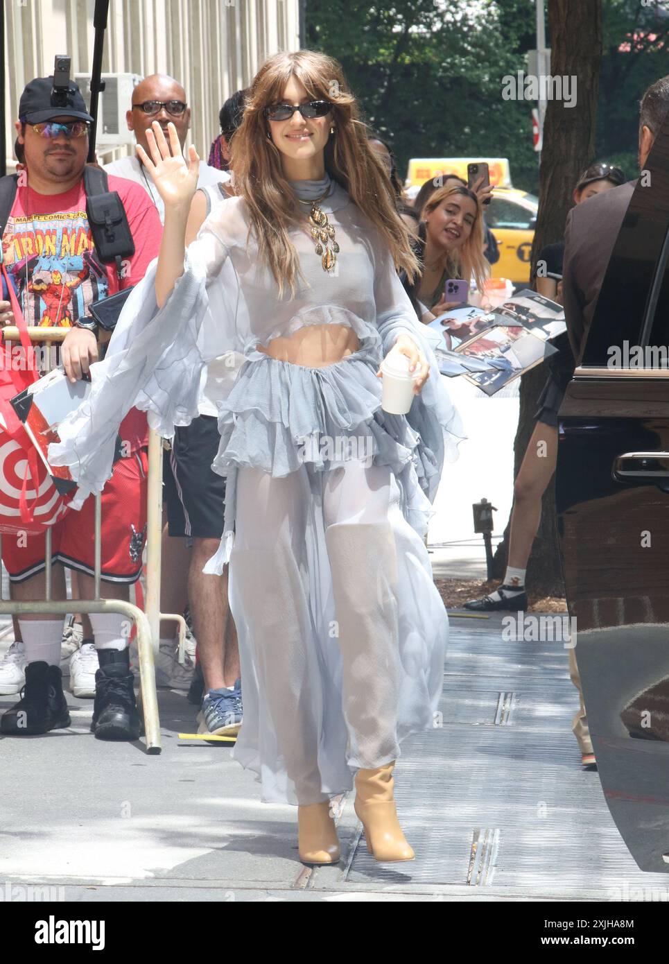 July 18, 2024 Daisy Edgar-Jones on The View to talk about new movie The Twisters in NewYork ...