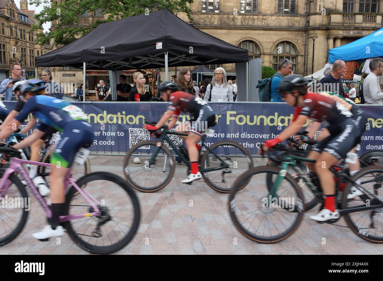 British Cycling Grand Prix, Sheffield city centre England UK 2024 Cycle ...