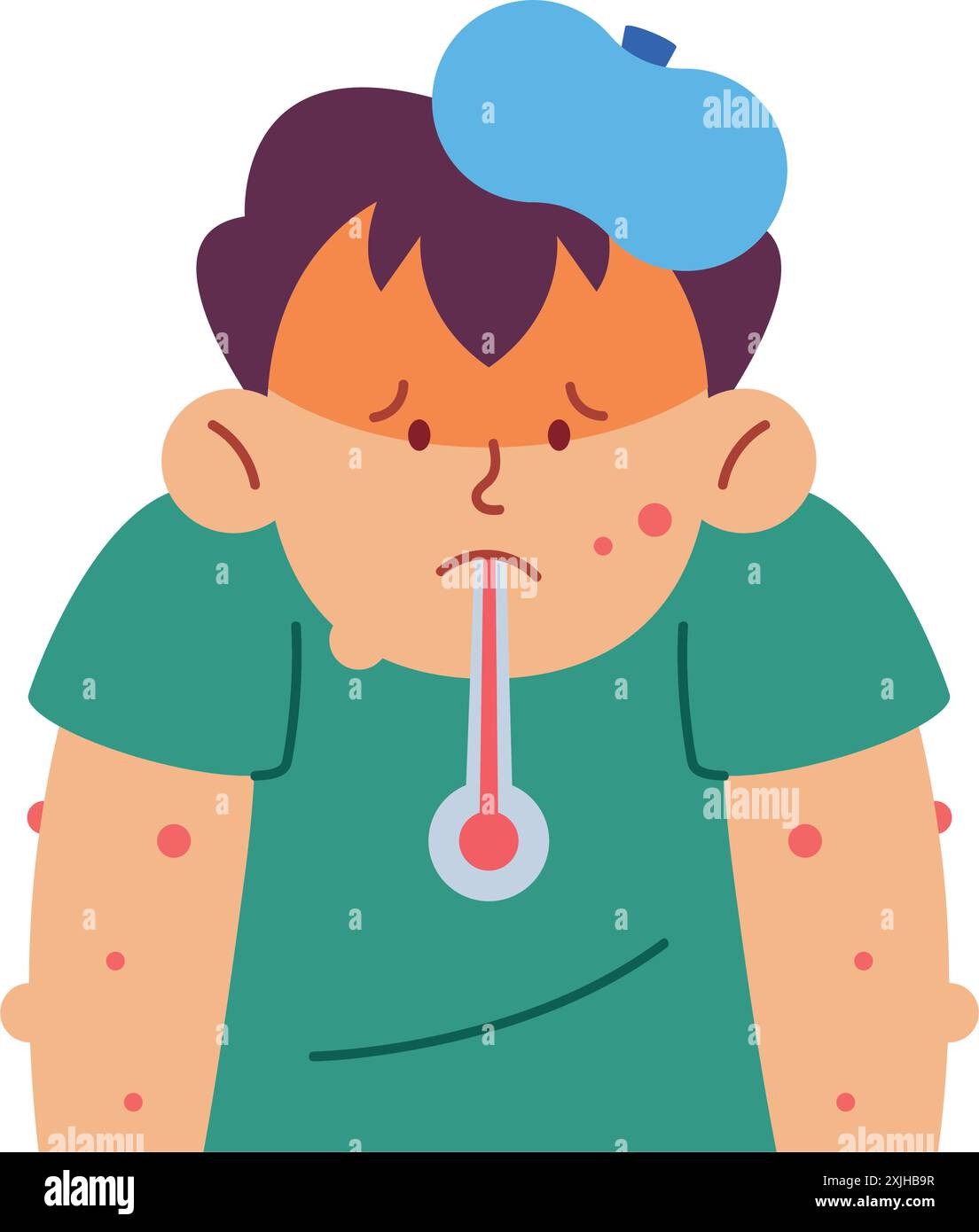 Boy rash Stock Vector Images - Alamy