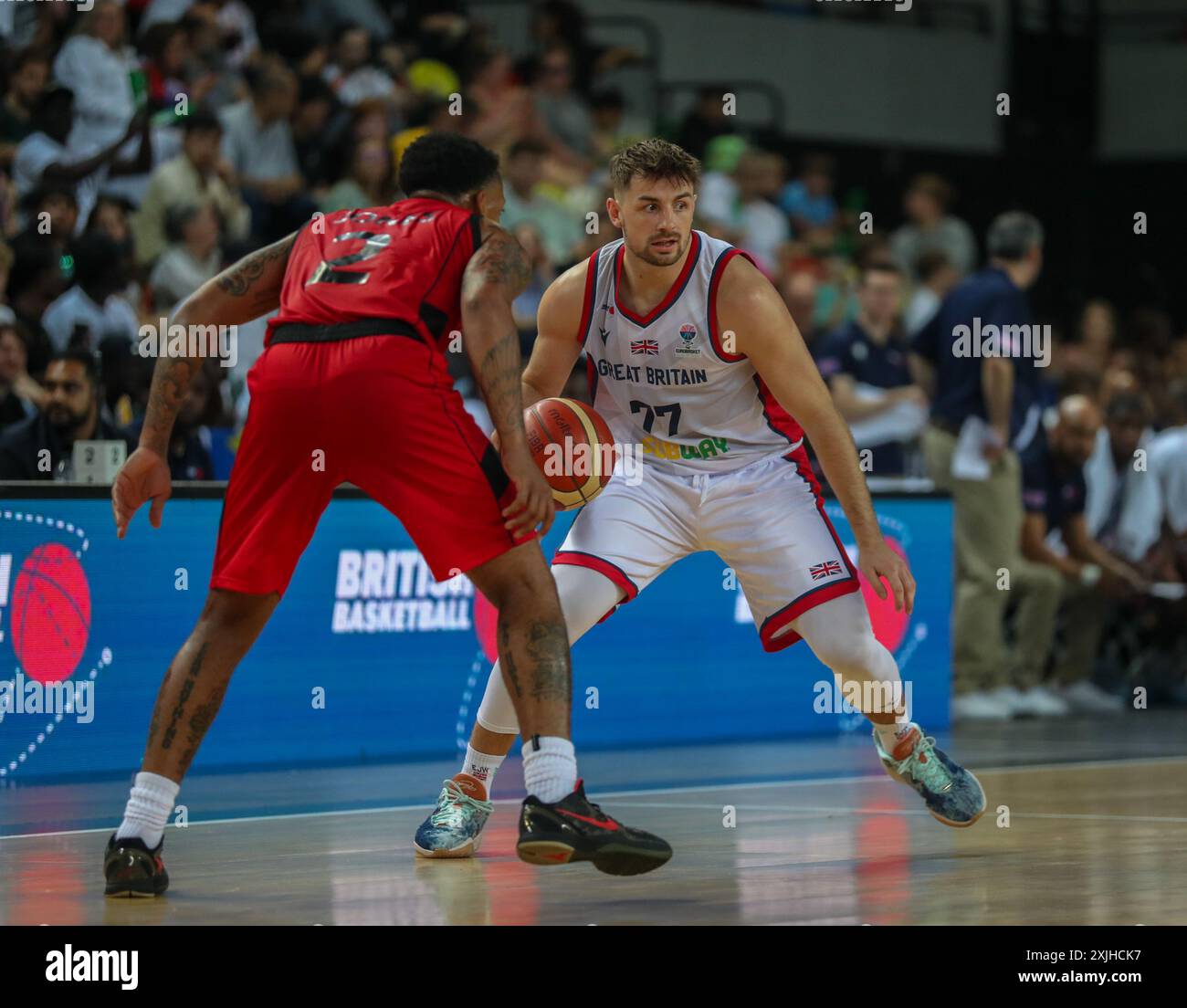 Stratford, London, England, July 18th 2024: Evan Walshe (77 Great ...