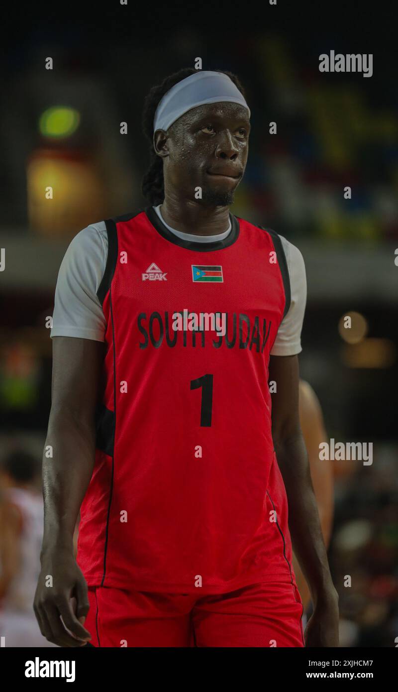 Stratford, London, England, July 18th 2024: Nuni Omot (1 South Sudan ...