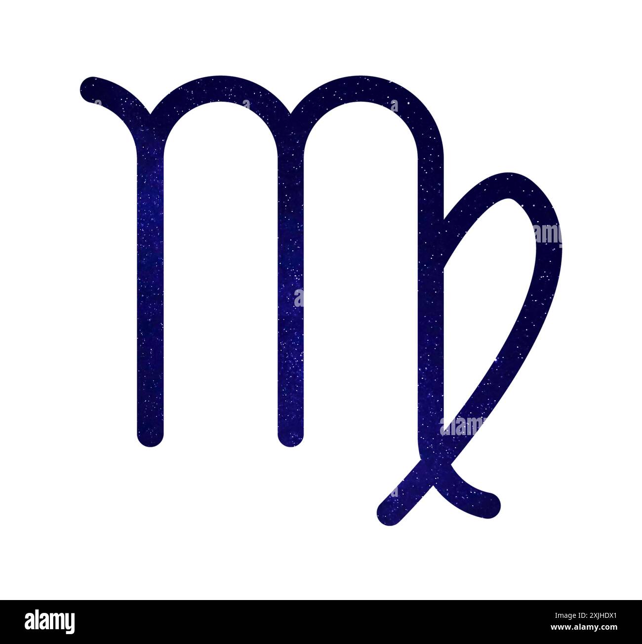 Virgo symbol zodiac sign illustration horoscope Cut Out Stock Images ...