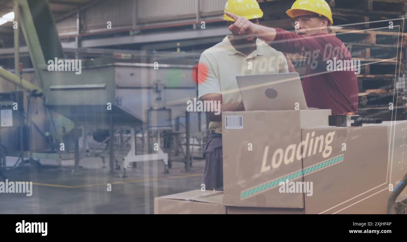 Processing data and loading image over workers handling packages in ...