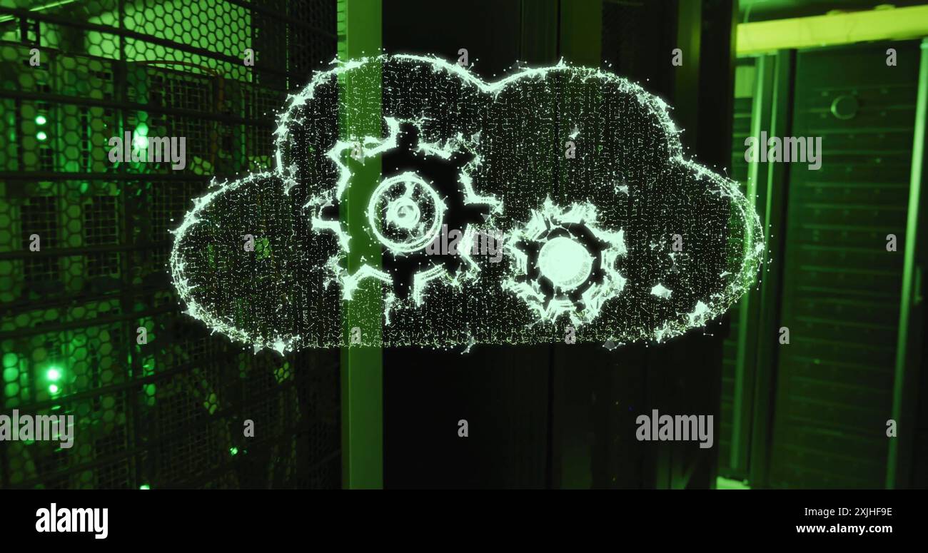 Digital transformation cogs hi-res stock photography and images - Alamy