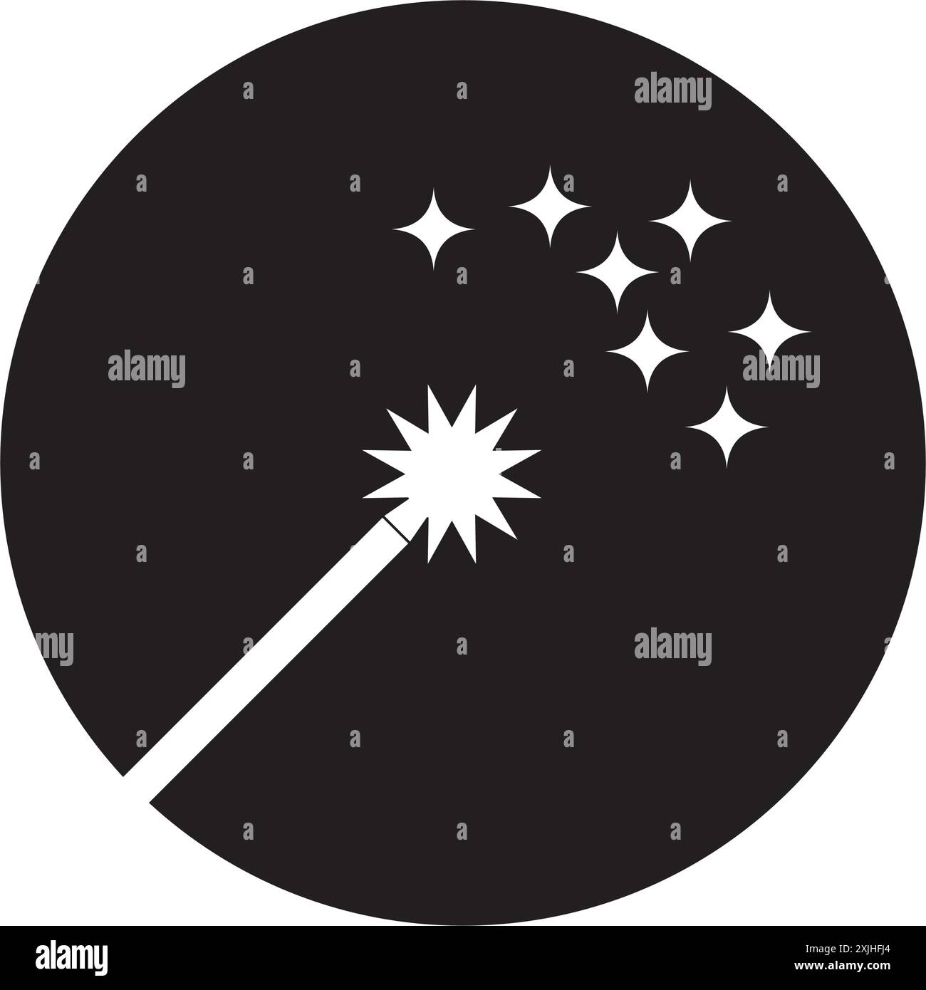 Magic wand icon vector symbol design Stock Vector Image & Art - Alamy