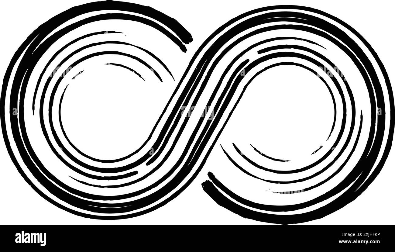 Infinity symbol vector set infinity symbol vector set infinity sign Black and White Stock Photos ...