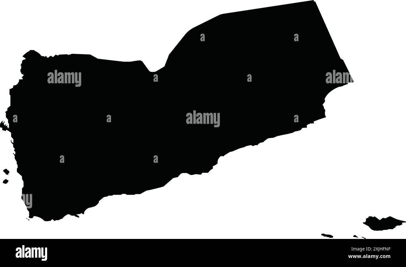 Map of yemen map hi-res stock photography and images - Alamy