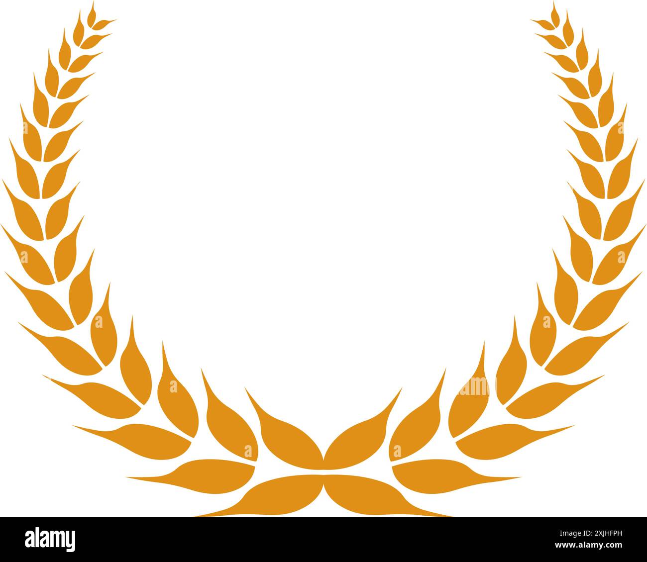 Wheat logo template vector icon hi-res stock photography and images - Alamy