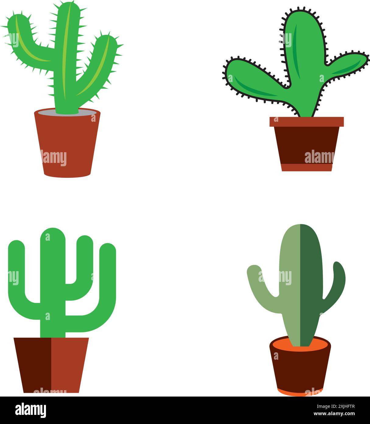 Saguaro flower illustration Stock Vector Images - Alamy