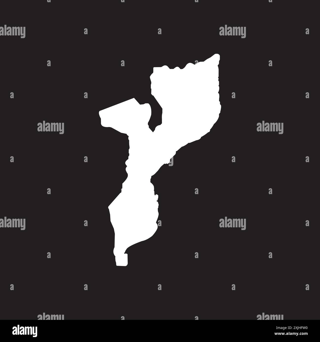 Mozambique map icon symbol design Stock Vector Image & Art - Alamy