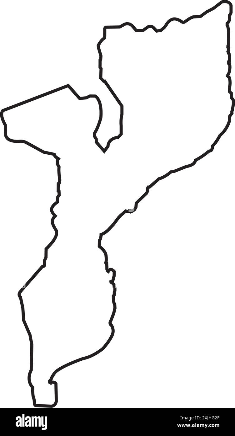 Mozambique map icon symbol design Stock Vector Image & Art - Alamy