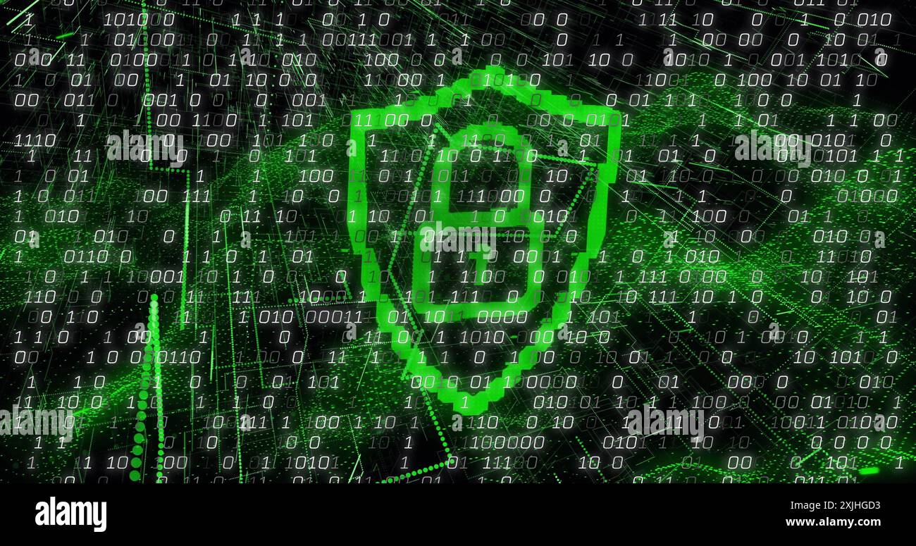 Cybersecurity shield lock on hi-res stock photography and images - Alamy