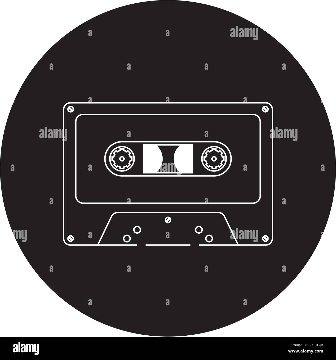 Cassette logo vector symbol design Stock Vector Image & Art - Alamy