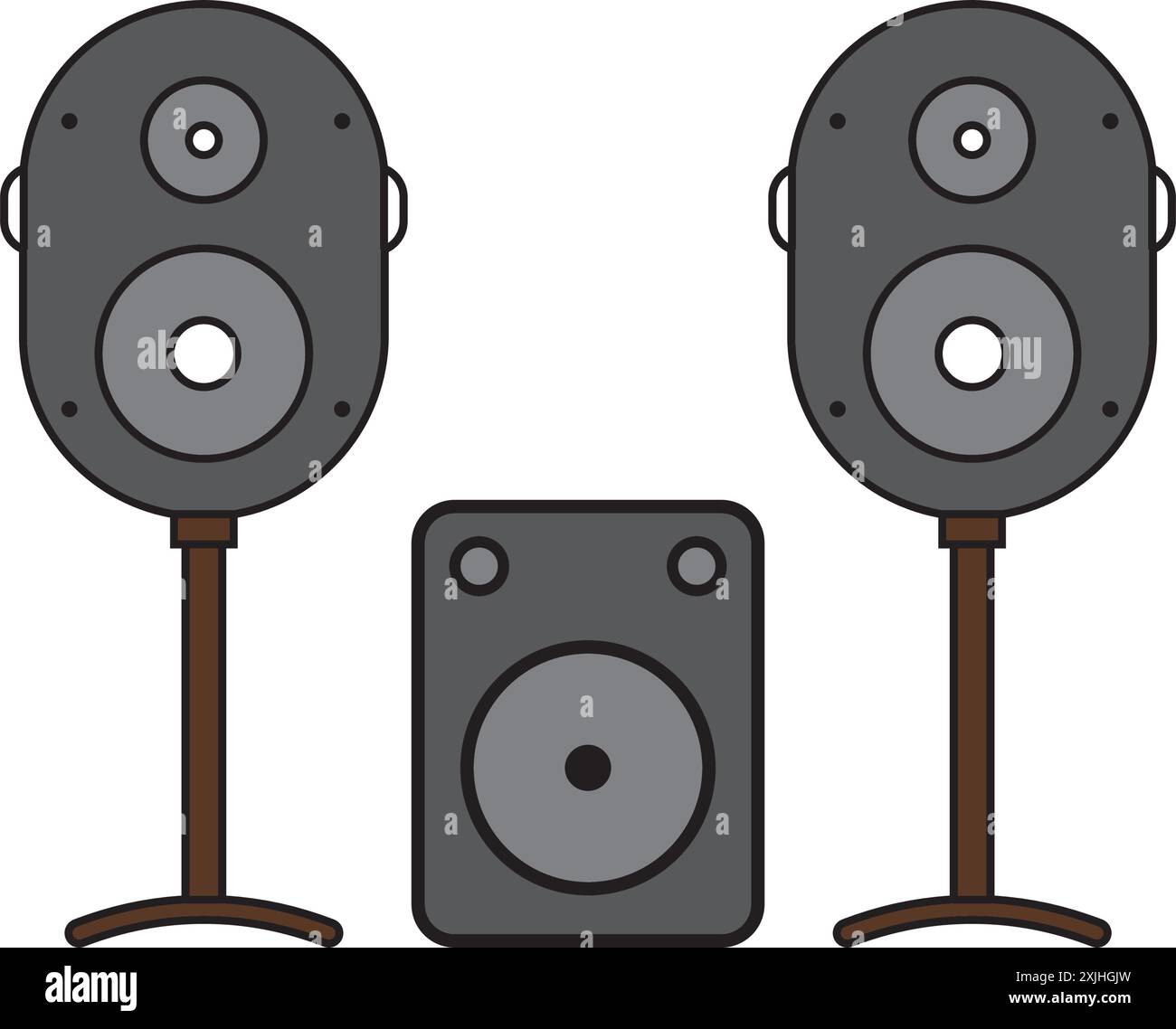 Sound system icon vector symbol design Stock Vector Image & Art - Alamy
