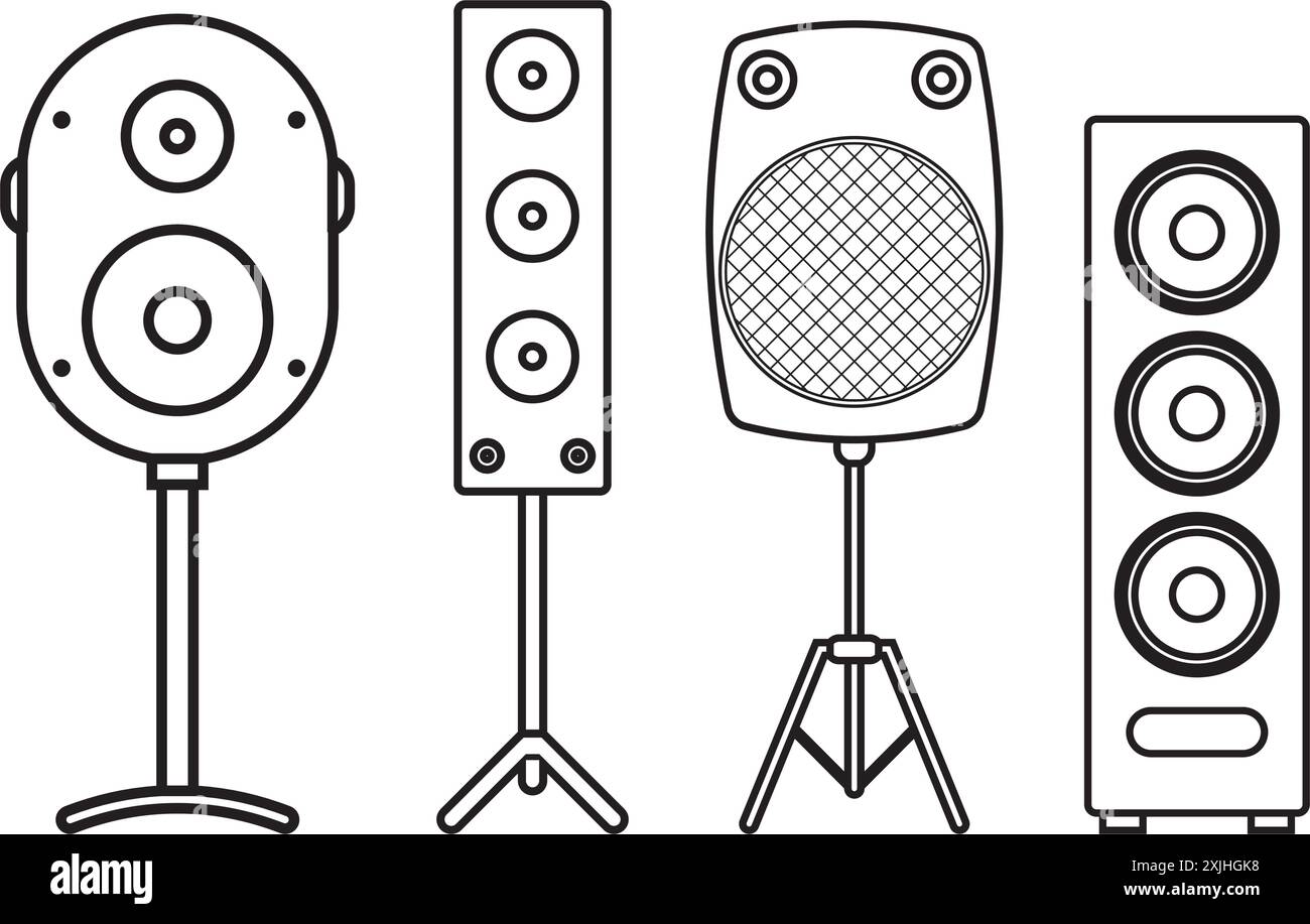 Sound system icon vector symbol design Stock Vector Image & Art - Alamy