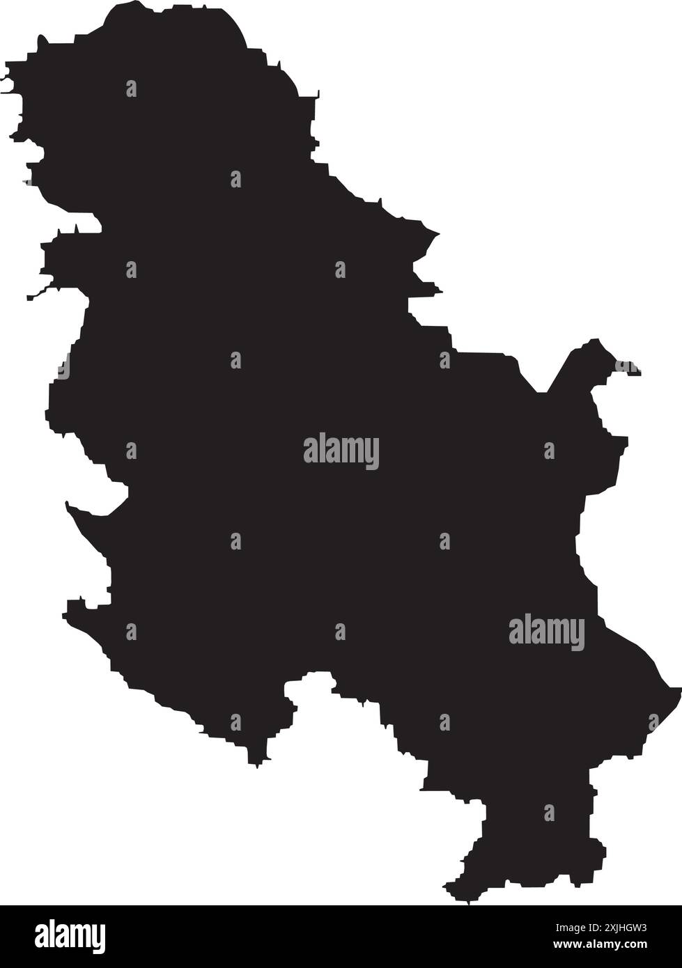 Serbia map icon illustration symbol design Stock Vector Image & Art - Alamy