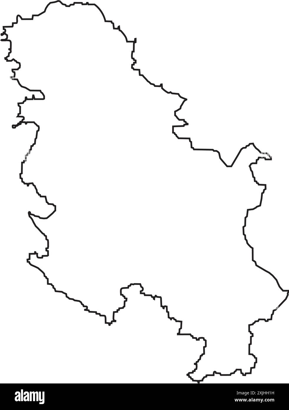 Serbia map icon illustration symbol design Stock Vector Image & Art - Alamy