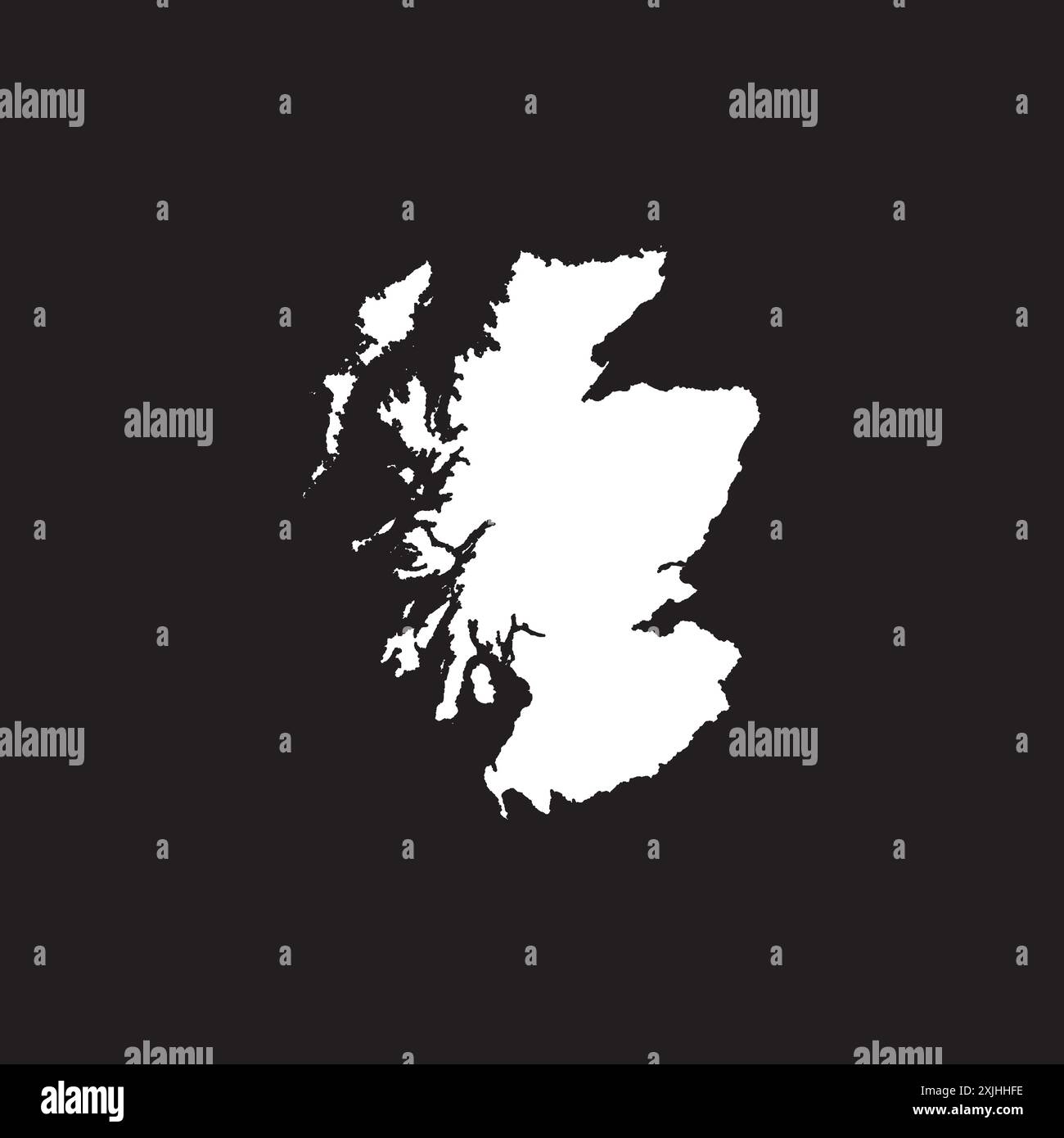 Scotland map icon illustration symbol design Stock Vector Image & Art ...