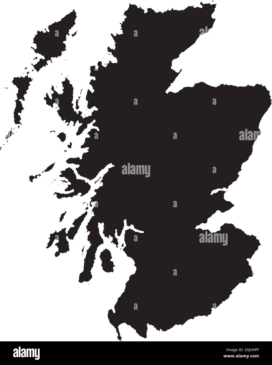Map of scotland globe Stock Vector Images - Alamy