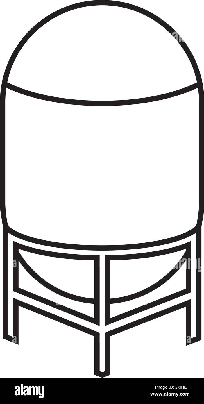 Silo Icon Illustration Symbol Design Stock Vector Image And Art Alamy